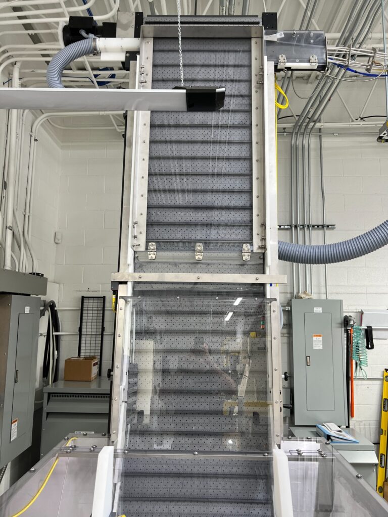 Cap & Lid Feeder / Sorter / Orienter Waterfall Conveyor CS Engineering ...