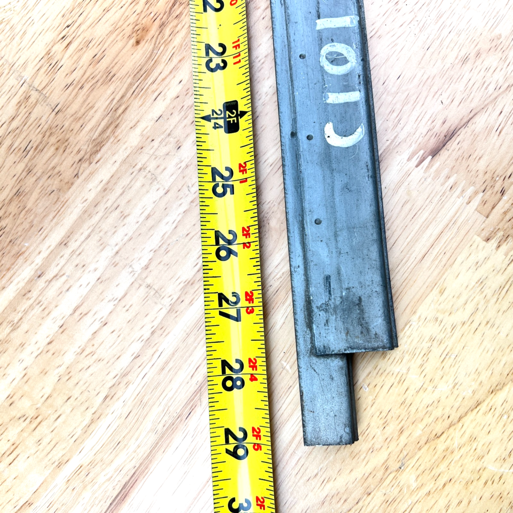 Window Channel 1935-1936 Ford All Passenger Cars Left Front Door C101 ...